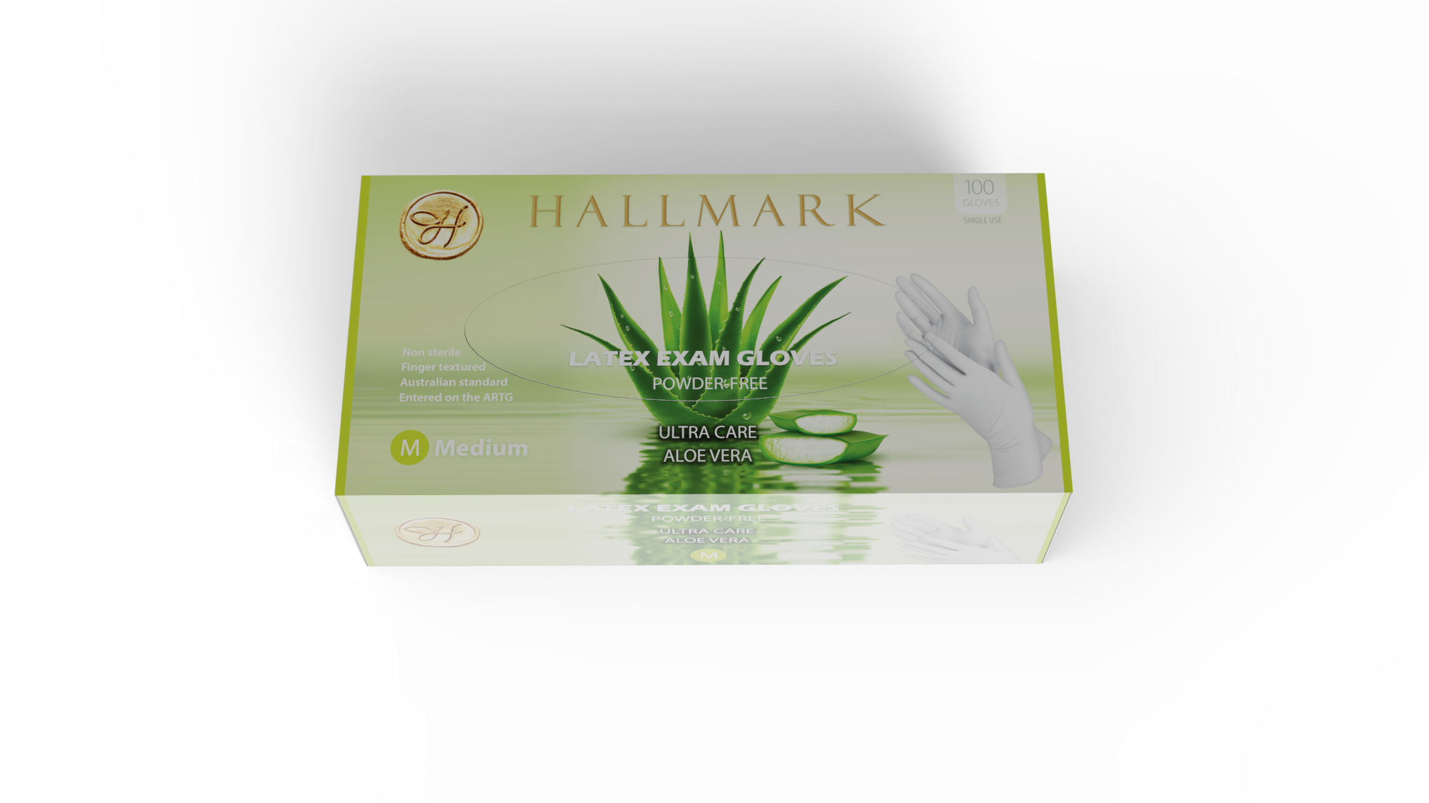 Hallmark Premium latex Gloves with Aloe Vera $5.95 per box inc GST ...